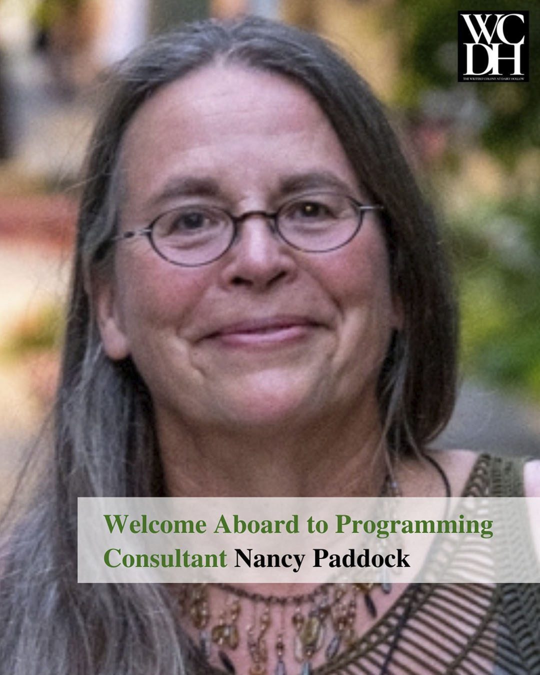 Welcome Aboard to Programming Consultant, Nancy Paddock - The Writers ...